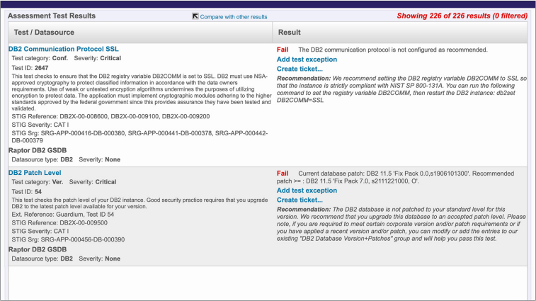 OptimaTech HK - IBM Guardium Vulnerability Assessment